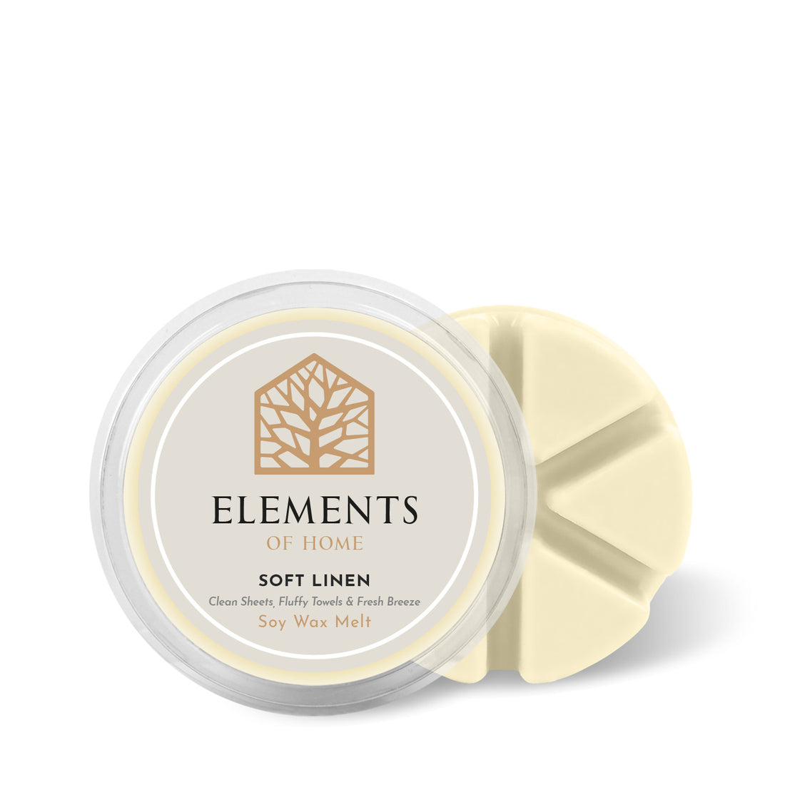 Soft Linen Wax Melt | Elements of Fragrance