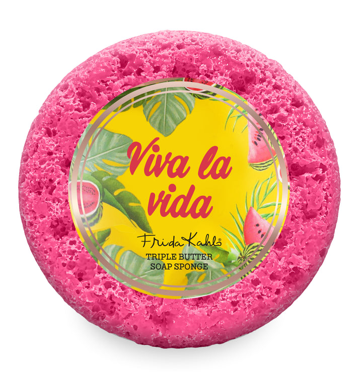 Viva La Vida Frida Kahlo Soap Sponge|Elements of Fragrance Wholesale